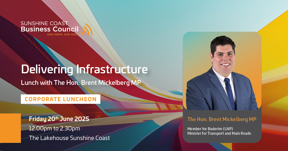 Lunch with Minister for Transport The Hon Brent Mickelberg MP ...